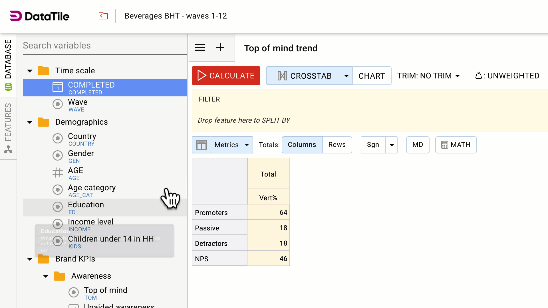 Segmentation of date variables